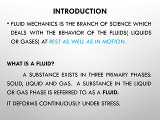 Module 1 FLUID MECHANICS module 1 fluid properties.pptx