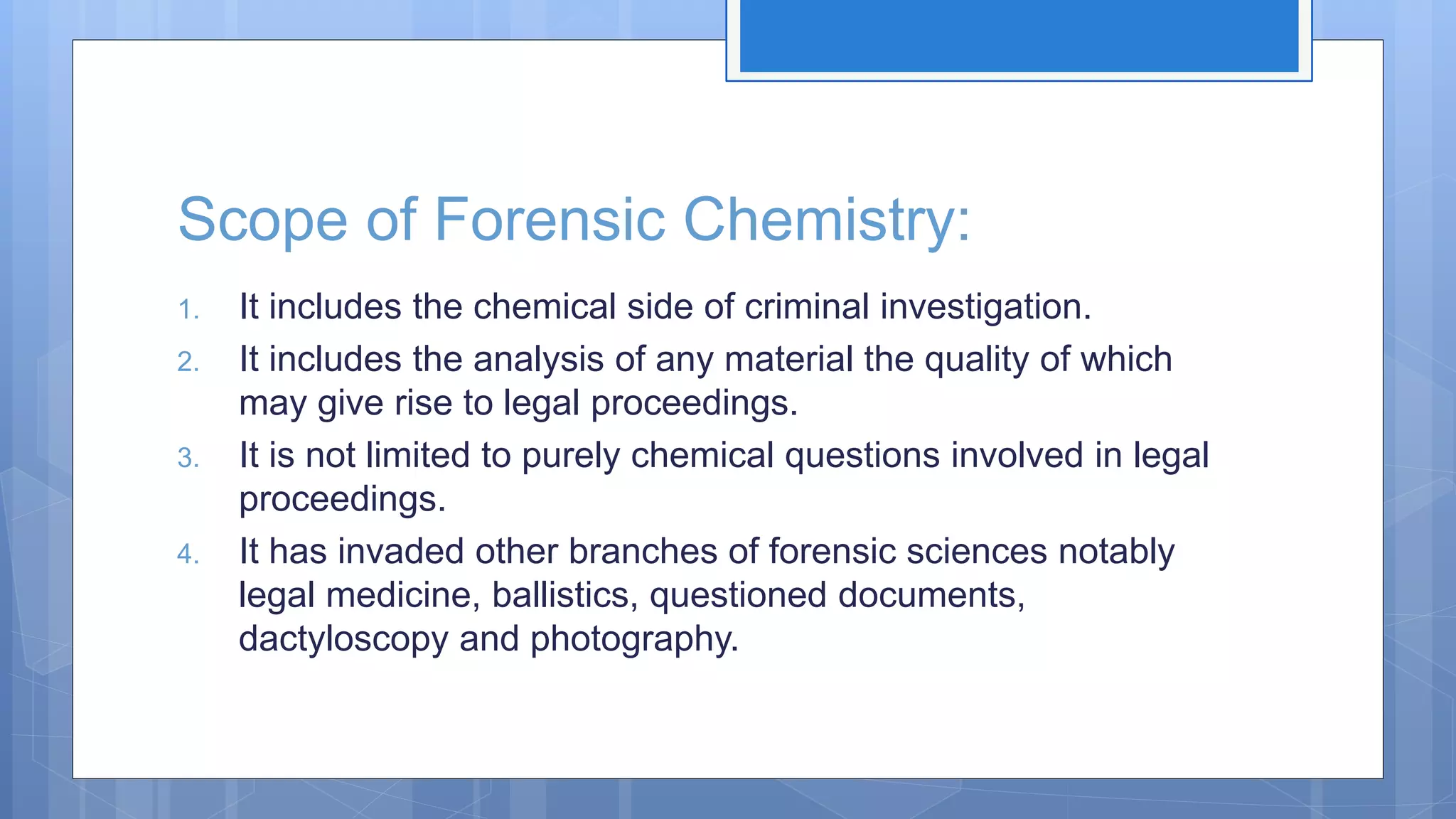 MODULE 1 FORENSIC CHEMISTRY AND TOXICOLOGY.pptx