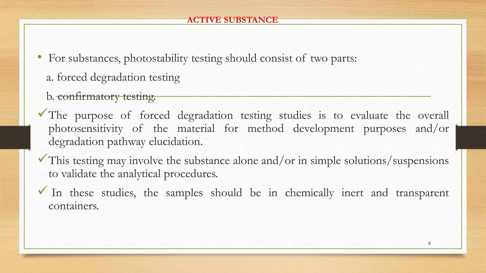 photostability | PPTX