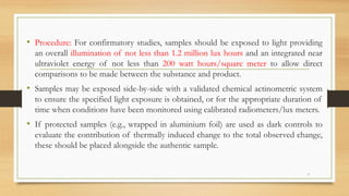 photostability | PPTX