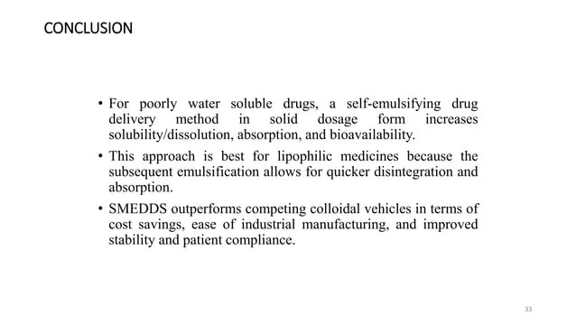 smedds | PPTX | Chemistry | Science