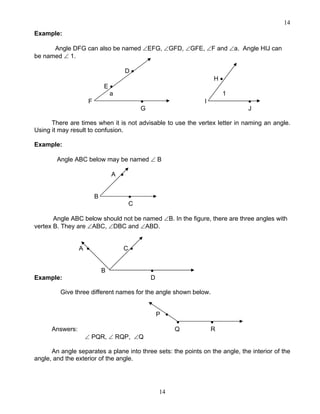 Module 1 geometry of shape and size | PDF