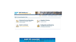 Getting started with SAP PI/PO an overview presentation | PPTX