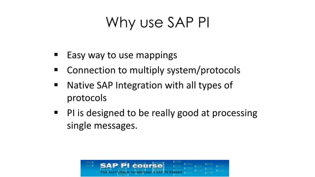 Getting started with SAP PI/PO an overview presentation | PPTX ...