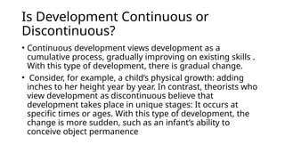 Human Development and its stages psychology | PPTX