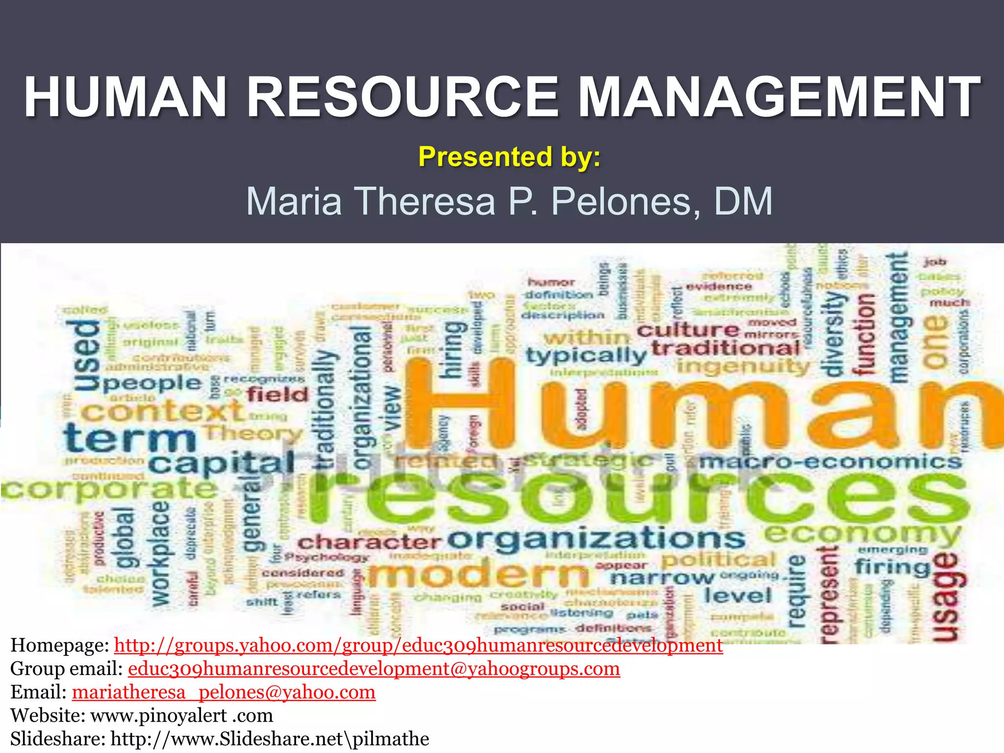 Module 1 human resource management | PPTX | Human Resources | Business