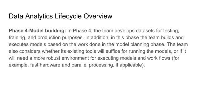 MODULE 1_Introduction to Data analytics and life cycle..pptx | Databases | Computer Software and ...