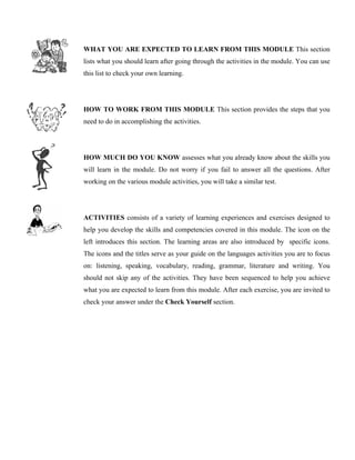 Module 1 informal interaction with people | PDF