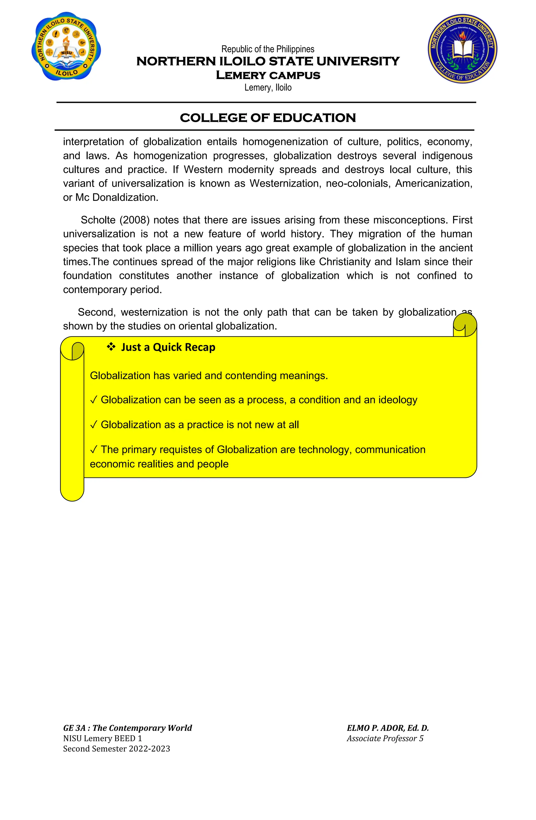 Module 1 in GE3A The Contemporary World .pdf