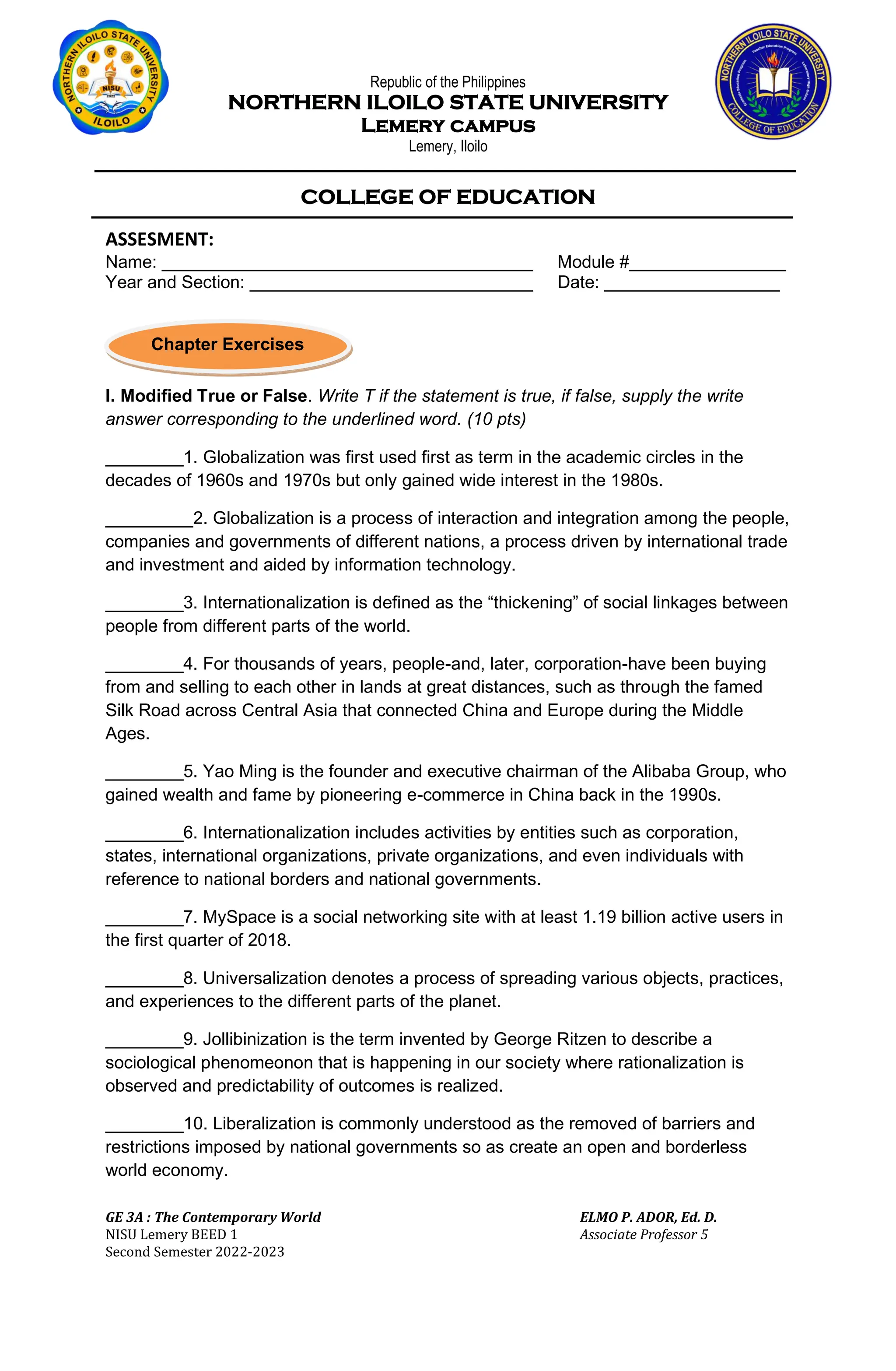 Module 1 in GE3A The Contemporary World .pdf