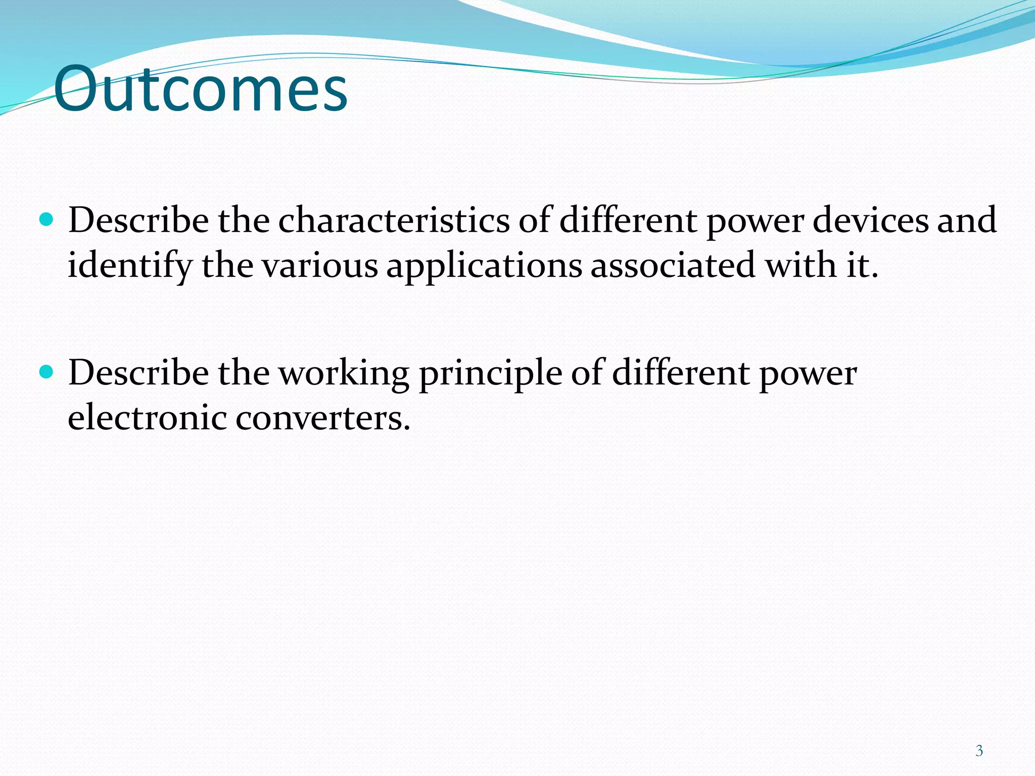 Module 1 introduction to Power Electronics | PPT