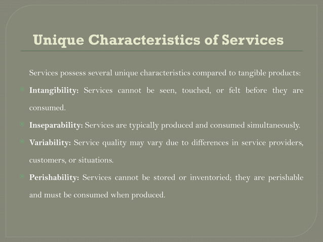 MODULE 1 INTRODUCTION TO SERVICE MARKETING.pptx | Information Services ...