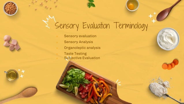 Introduction to Food Sensory Evaluation and it's application | PPT