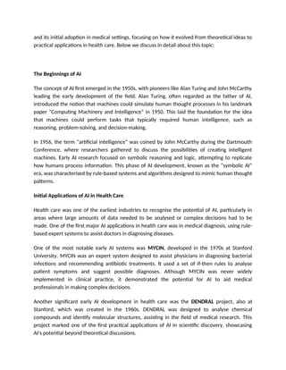 Module 1 Introduction to AI for Health Care.docx