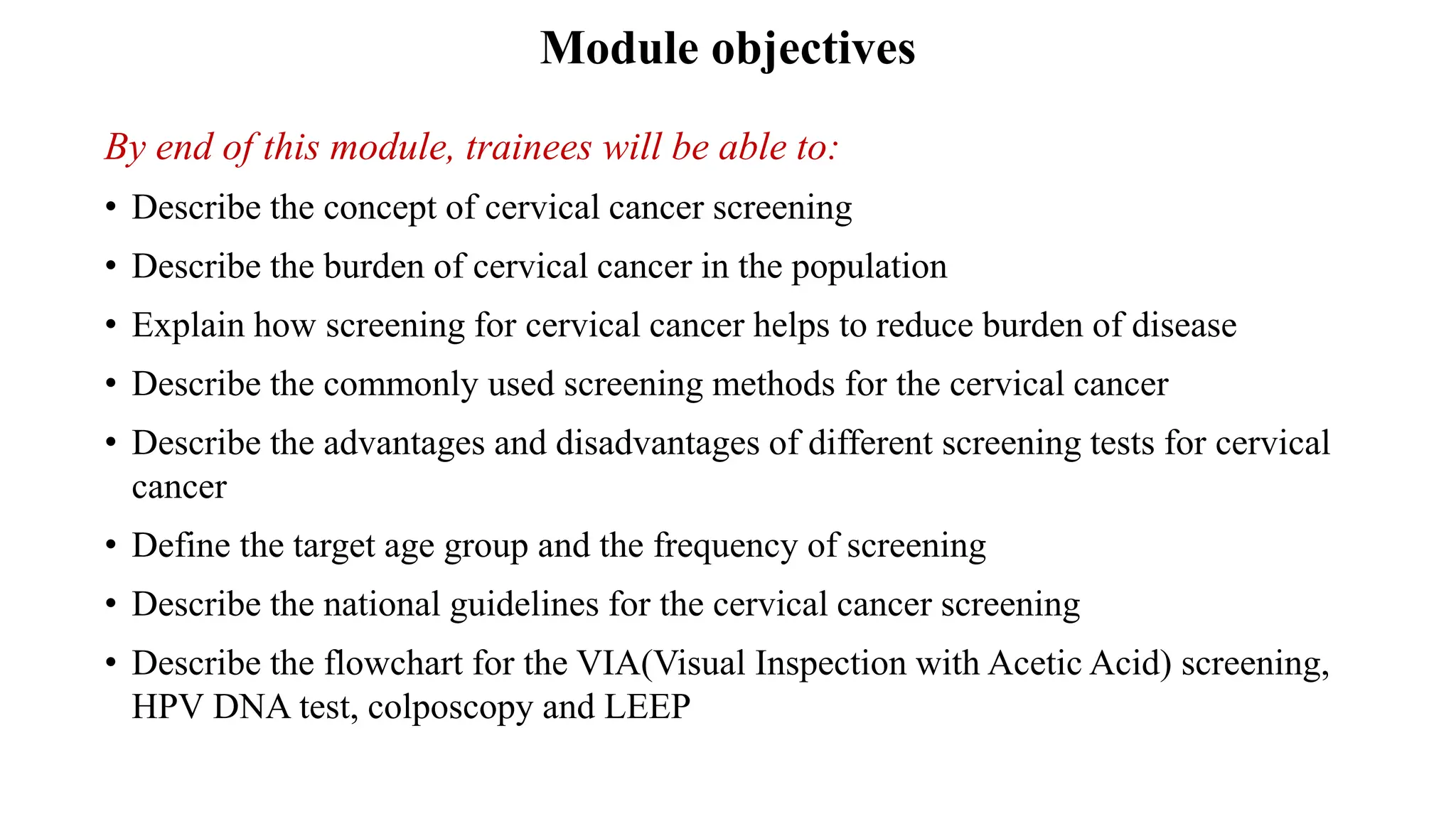 Module 1 Introduction to cervical cancer.pptx