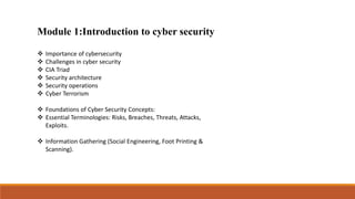 Module 1Introduction to cyber security.pptx