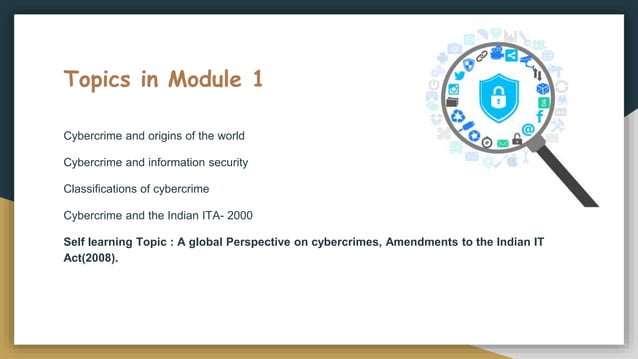 Module 1 Introduction To Cyber Security Pptx