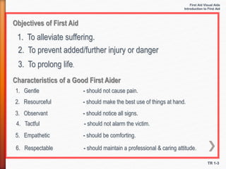 Module 1 introduction to first aid | PPTX