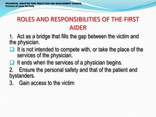 Module one Introduction to First Aid.ppt