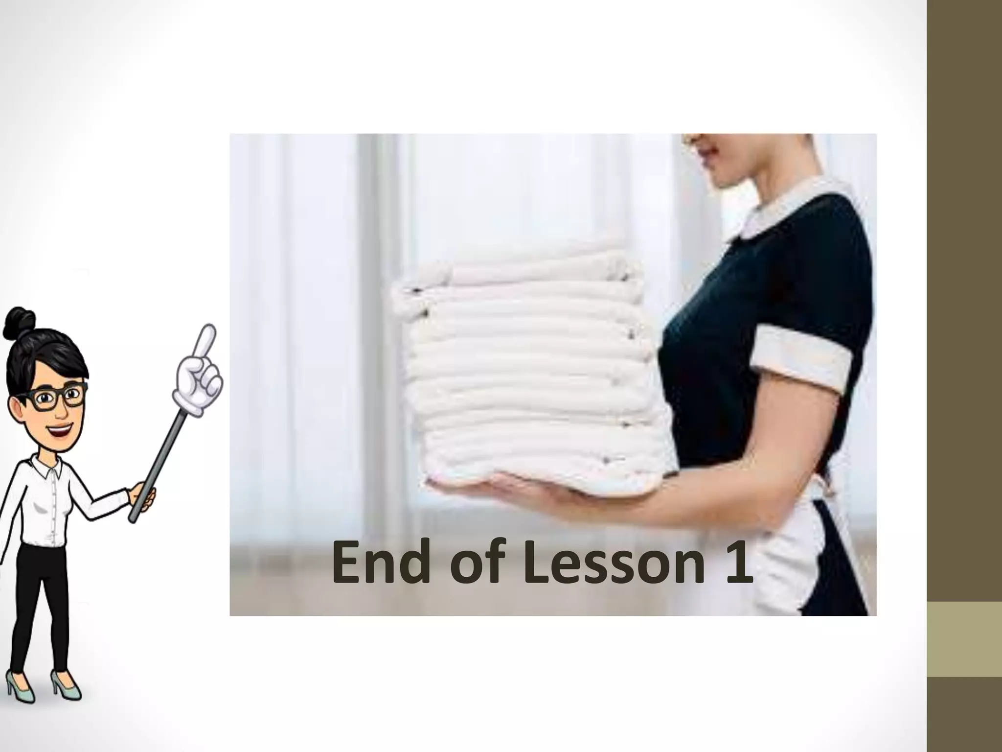 Module 1 introduction to houskeeping operations | PPTX