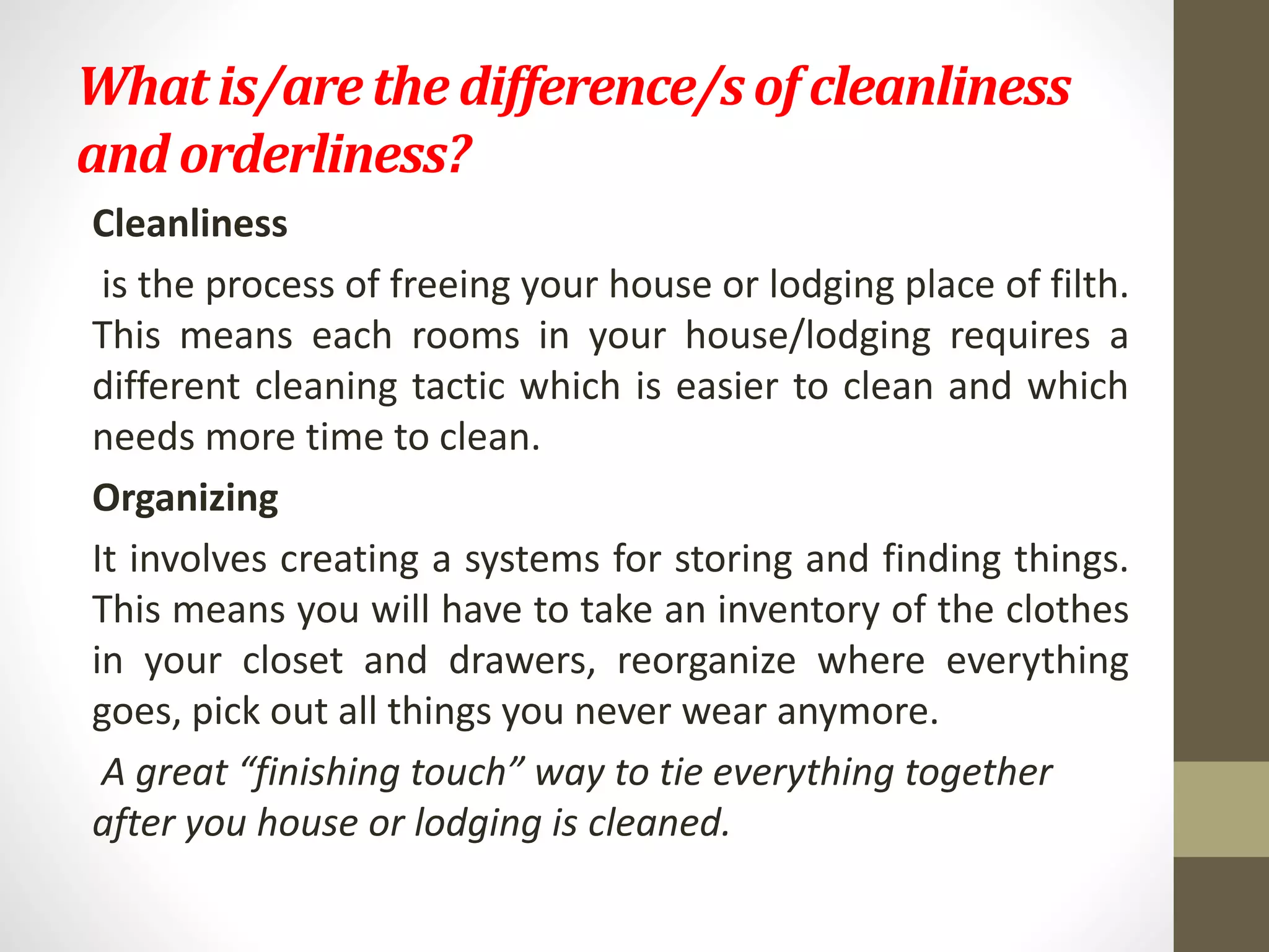 Module 1 introduction to houskeeping operations | PPTX