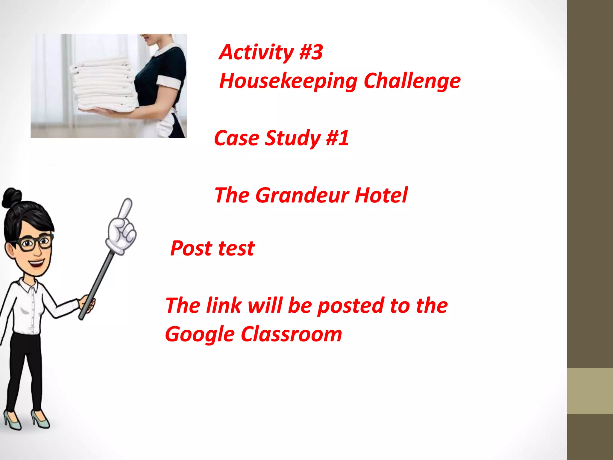 Module 1 introduction to houskeeping operations | PPTX