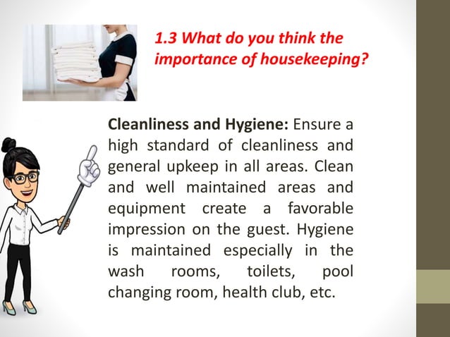 Module 1 introduction to houskeeping operations | PPTX