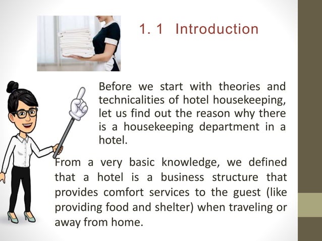 Module 1 introduction to houskeeping operations | PPTX