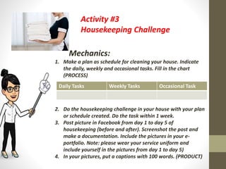 Module 1 introduction to houskeeping operations | PPTX