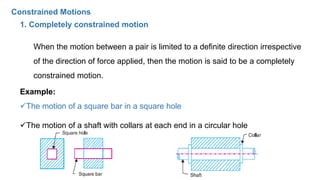 Module 1 introduction to kinematics of machinery | PPTX