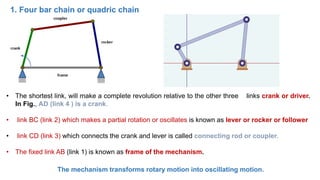 Module 1 introduction to kinematics of machinery | PPTX
