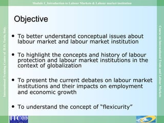 Module 1 introduction to labour markets & labour market institution | PPT