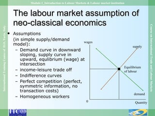 Module 1 introduction to labour markets & labour market institution ...