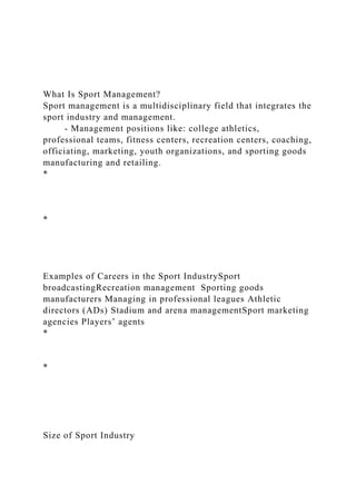 Module 1 –Introduction to Managing Sports & Events.docx