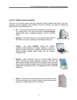 Module 1 intro evolution computer | DOC