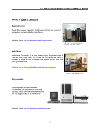 Module 1 intro evolution computer | DOC