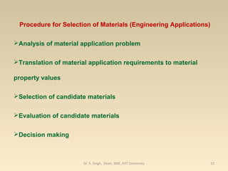 introduction to engg materials | PPT | Geology | Science
