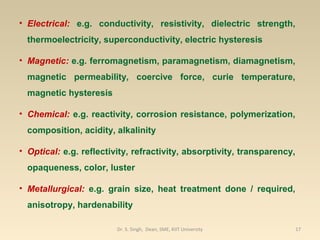 introduction to engg materials | PPT | Geology | Science