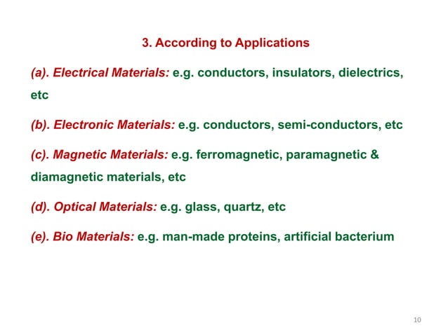 Module 1, intro to engg materials | PPT