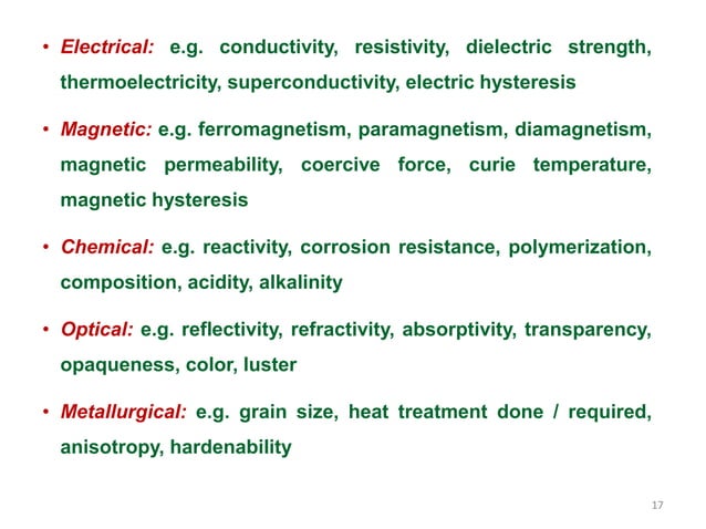 Module 1, intro to engg materials | PPT
