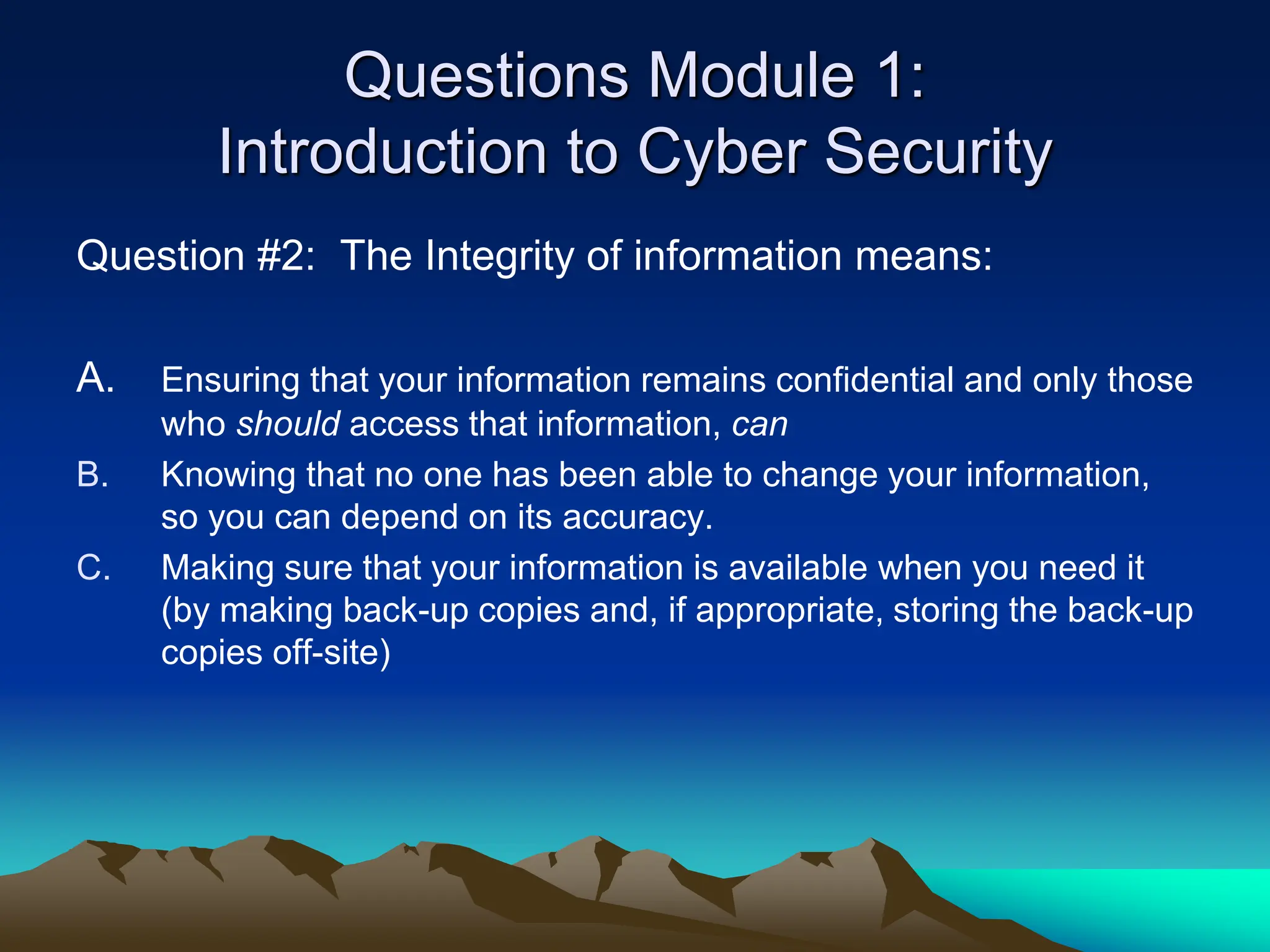 Module 1 Introduction To Cyber Security Ppt It And Internet Support Internet