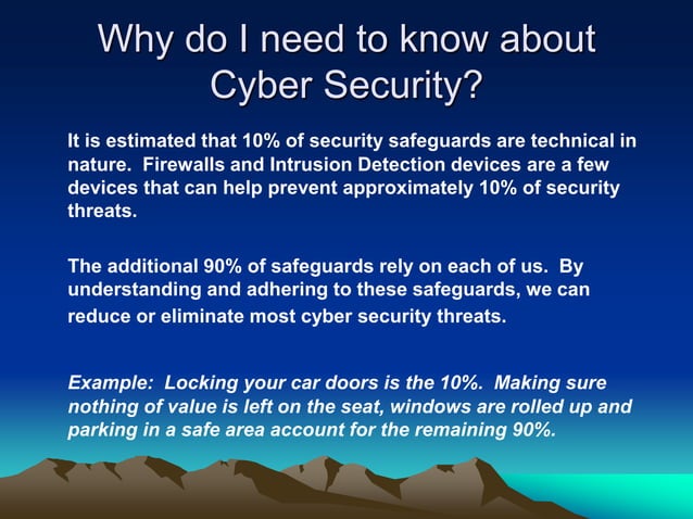 Module 1 :Introduction to Cyber Security | PPT | IT and Internet ...