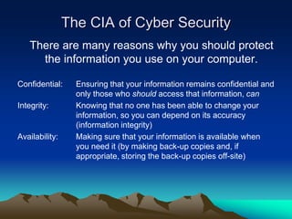Module 1 :Introduction to Cyber Security | PPT