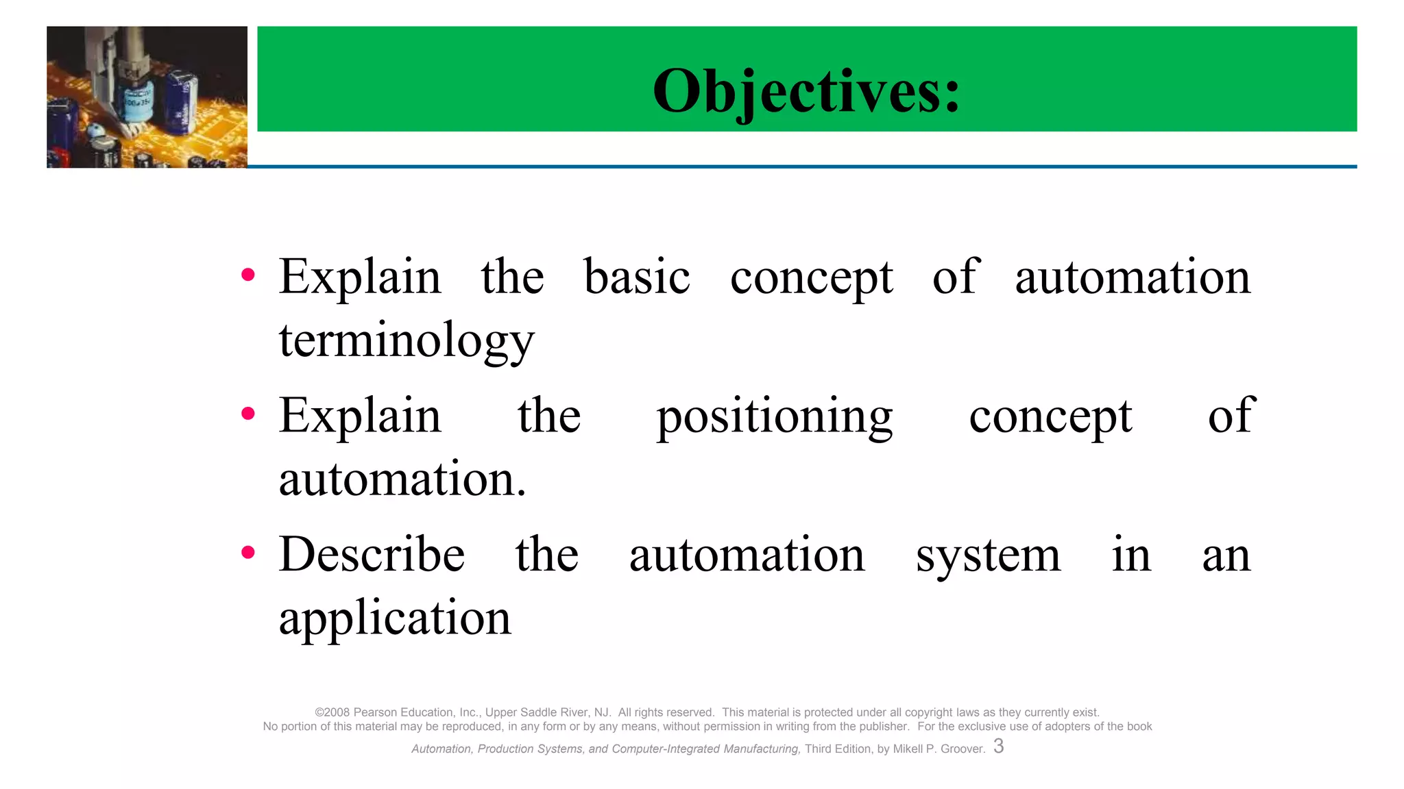 Module 1Lecture 2 Components & Applications of Automation System.pptx