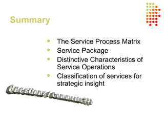 the nature of services | PPT