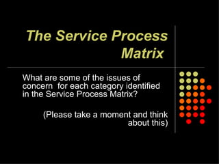 the nature of services | PPT