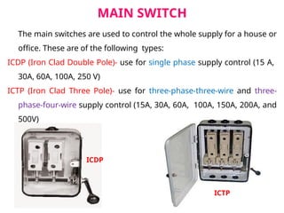 Lecture Notes Electrical Wiring System Components | PPTX