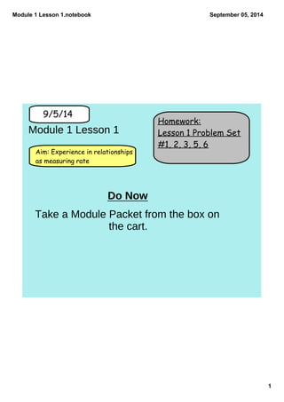 Module 1 lesson 1 | PDF