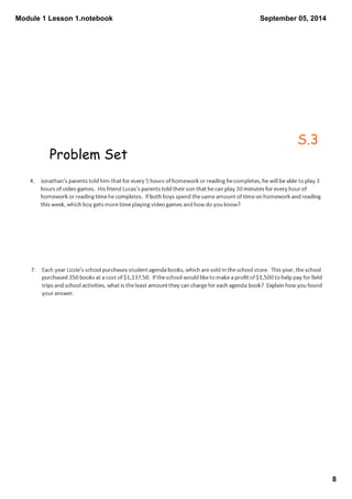 Module 1 lesson 1 | PDF