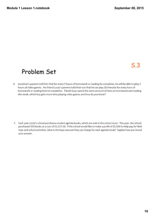 Module 1 lesson 1 | PDF | Free Download